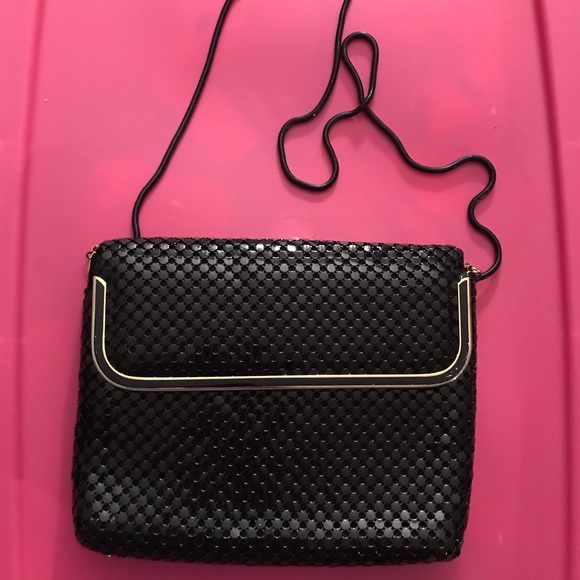 Bags | Gorgeous Black Vintage Metal Purse | Poshmark